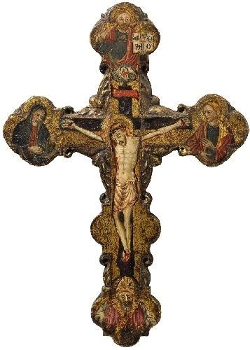 Italian School 15th Century The Crucifixion 1420 1430 Mutualart