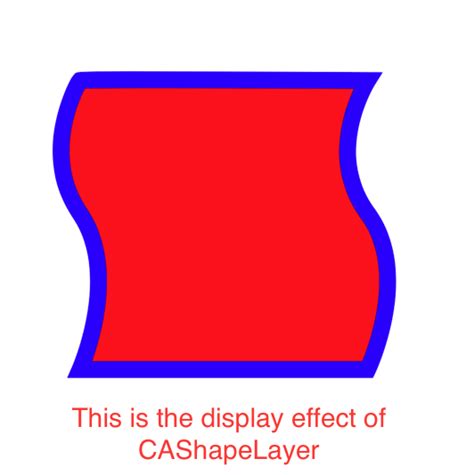Ios The Effect Displayed By Skshapenode Is Different From That Of Cashapelayer Stack Overflow