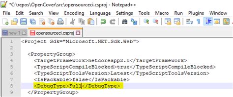 C Opencover Keeps Saying No Results This Could Be For A Number Of Reasons For Net Core