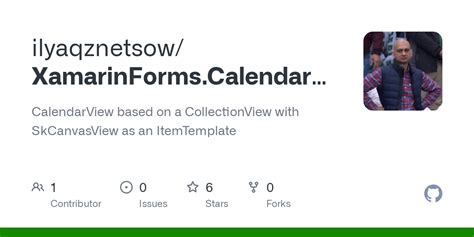 Github Ilyaqznetsowxamarinformscalendarviewsample Calendarview