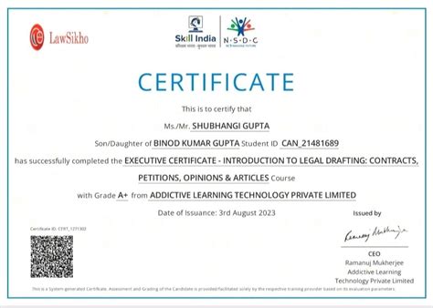 Shubhangi Gupta On Linkedin Lawsikho