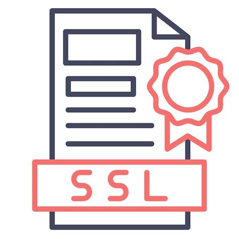 Premium Vector Ssl File Vector Illustration Style