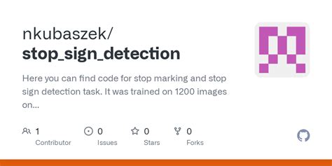 Github Nkubaszek Stop Sign Detection Here You Can Find Code For Stop Marking And Stop Sign