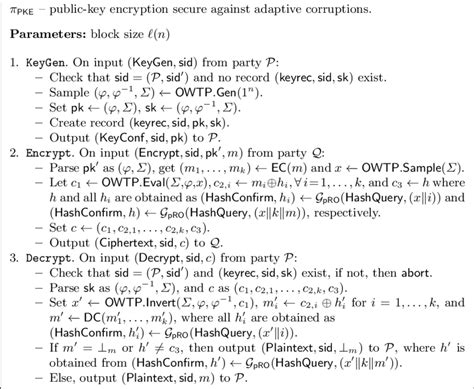 Public Key Encryption Scheme Secure Against Adaptive Attacks 8 Based Download Scientific
