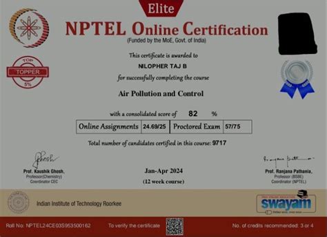 Nptel Airpollutioncontrol Environmentalscience Continuedlearning