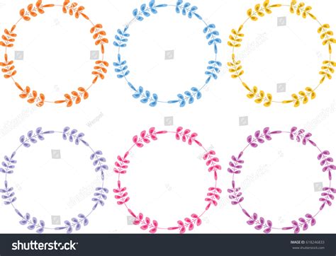 Circle Border Design Stock Vector Royalty Free Shutterstock