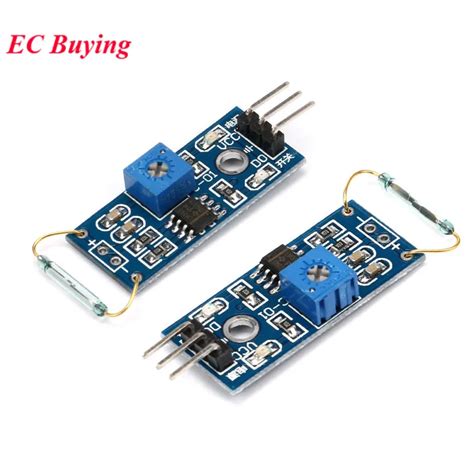 2pcs Lm393 Reed Sensor Module Y213 Magnetron Module Reed Switch