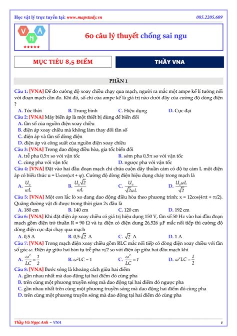 Solution C U L Thuy T Ch Ng Sai Ngu C P N Th Y Vna Studypool