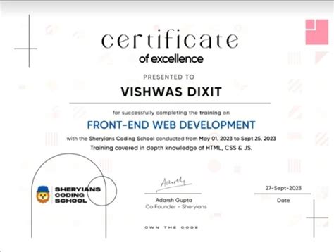 Sheryianscodingschool Coding Webdevelopment Vishwash Dixit