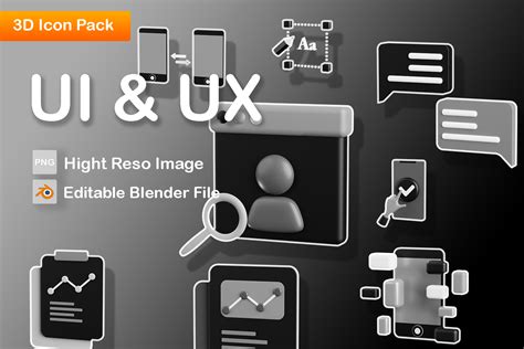 Black Ui Ux 3d Icon Pack 20 Free Download User Interface 3d Icons Iconscout