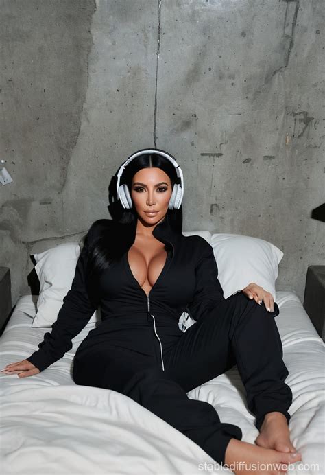 Kim In A Small Concrete Room Stable Diffusion Online