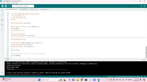 Failed To Connect To Esp 32 Failed Uploading Uploading Arduino Forum