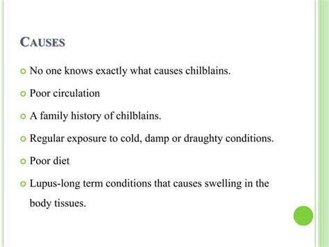 Chilblains Pptx Skin And Dermatology Diseases And Conditions