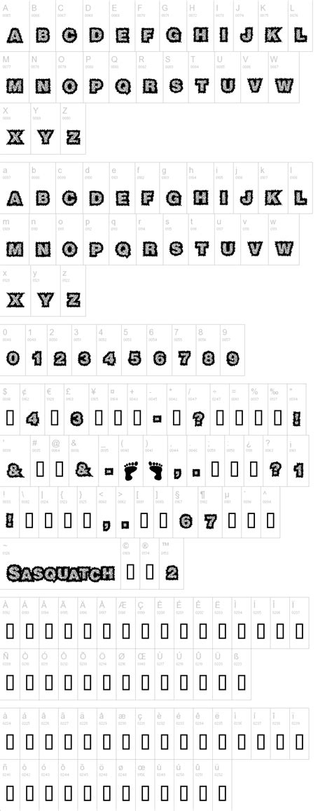 Sasquatch Font Dafont Com
