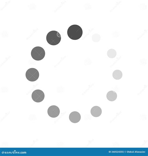 load icon loading circle website buffer loader or preloader vector