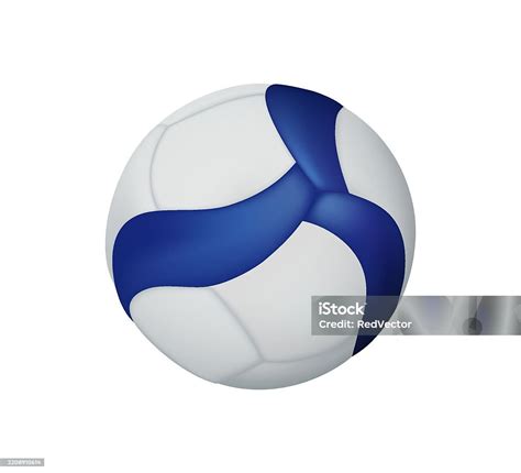 줄무늬가 있는 배구 공 사실적인 3d 벡터 그림 해변 스포츠 게임 장비 흰색 배경에 건강한 활동 목록 3d 개체 흰색 현대적인 아이콘에 고립 된 배구 3차원 형태에 대한
