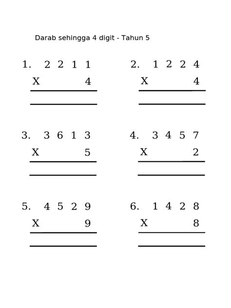Darab 4 Digit Pdf