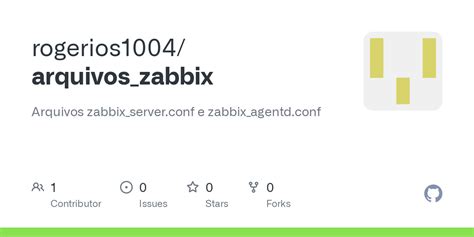 GitHub Rogerios1004 Arquivos Zabbix Arquivos Zabbix Server Conf E