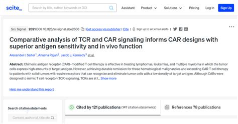 Comparative Analysis Of Tcr And Car Signaling Informs Car Designs With Superior Antigen