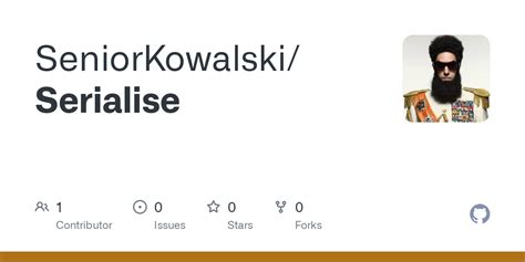 Github Seniorkowalskiserialise