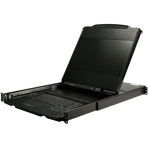 StarTech Dual Rail Rackmount KVM Console RKCOND HD B H