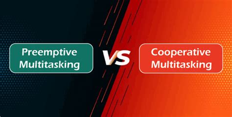 Difference Between Preemptive And Cooperative Multitasking Tpoint Tech