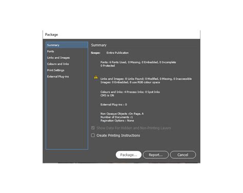 Indesign Basics Packaging Files In Indesign Indesign Skills