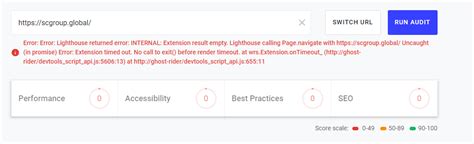 Page Load Timeout Error Rtechseo