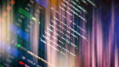 Premium Photo Programming Code On Computer Screen Software