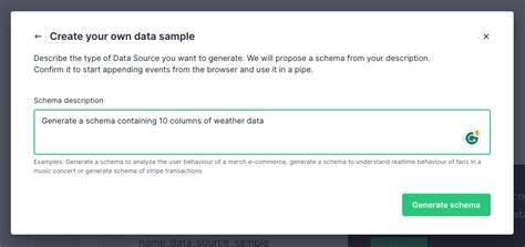 Generate Mock Data Schemas With GPT
