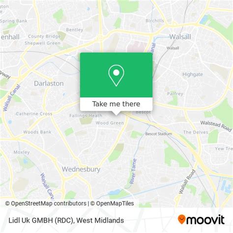 How To Get To Lidl Uk GMBH RDC In Wednesbury North By Bus Train Or Light Rail