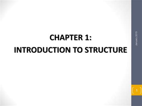 Chapter 1 Introduction To Structure Pdf