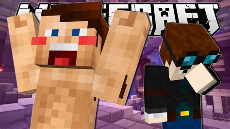 Minecraft THE NAKED MAN The Lab Minigame YouTube