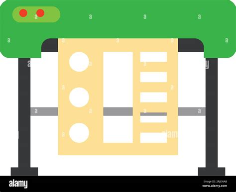 Cutting Plotter Printer Icon Stock Vector Image And Art Alamy