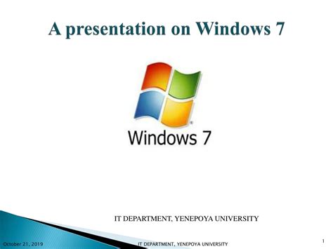 PPT A Presentation On Windows PowerPoint Presentation Free