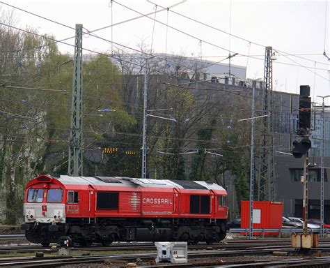 Die Class 66 De6308 Anja Von Crossrail Rangiert In Aachen West