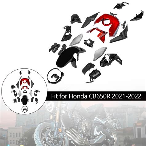 2021 2023 Honda Cb650r Amotopart Fairing Kit Generic 36 Mad Hornets