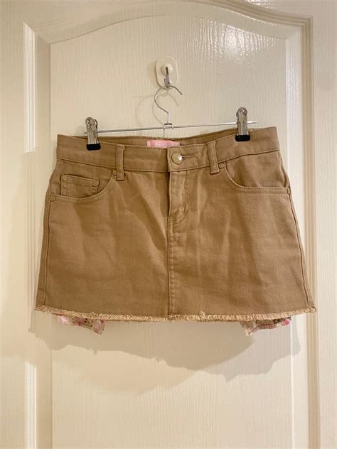 6ixty8ight Brown Mini Skirt Womens Fashion Bottoms Skirts On Carousell