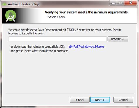 Error While Android Development Studio Setup Stack Overflow