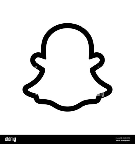 Snapchat Instant Messaging App Icon Square Shape Vector Illustration Stock Vector Image And Art