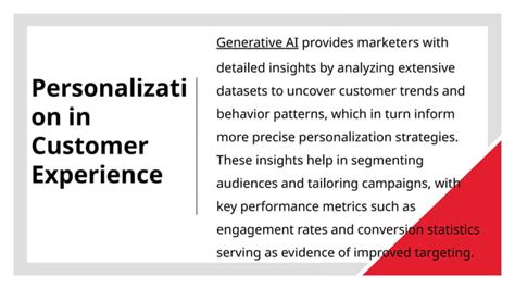Generative Ai In Marketing Personalizing Customer Experiences Pptx