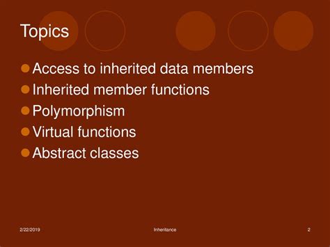 Inheritance Polymorphism And Virtual Functions Ppt Download