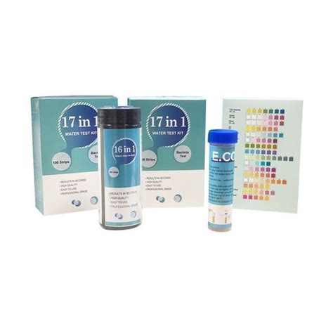 17 In 1 Household Bacteria Drinking Water Water Hardness Test Strip Kit E Coli Bacteria