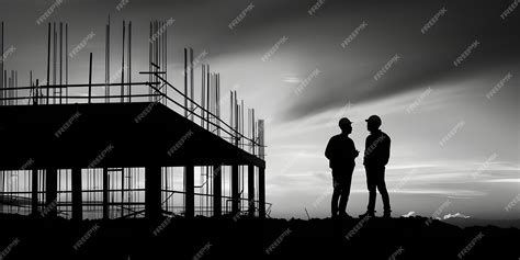 Premium Photo Engineers And Architects Discussing Building Layouts And Structural Concepts At