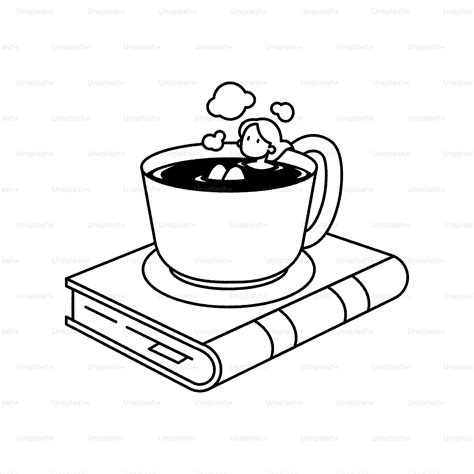 책 위에 놓인 커피 한 잔 벡터 Unsplash의 벽지 이미지