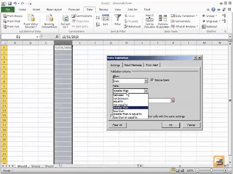 Validating Dates Youtube