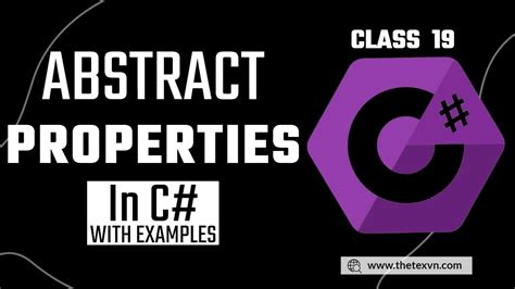 C Abstract Properties With Simple Example C Tutorial Class 19 In اردوहिन्दी Youtube