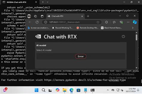 Chatrtx Problem Running Nvidia Nemotron Nvidia Developer Forums
