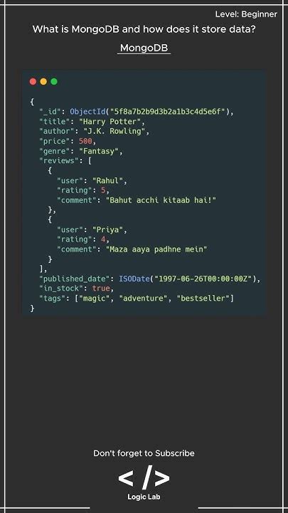 Mongodb Interview Question Mongodb Mongodb Webdevelopment Youtube