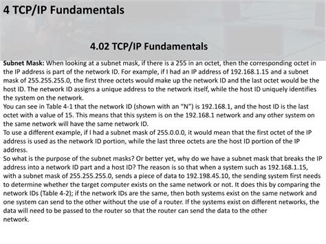 Ppt 4 Tcp Ip Fundamentals Powerpoint Presentation Free Download Id 2654951
